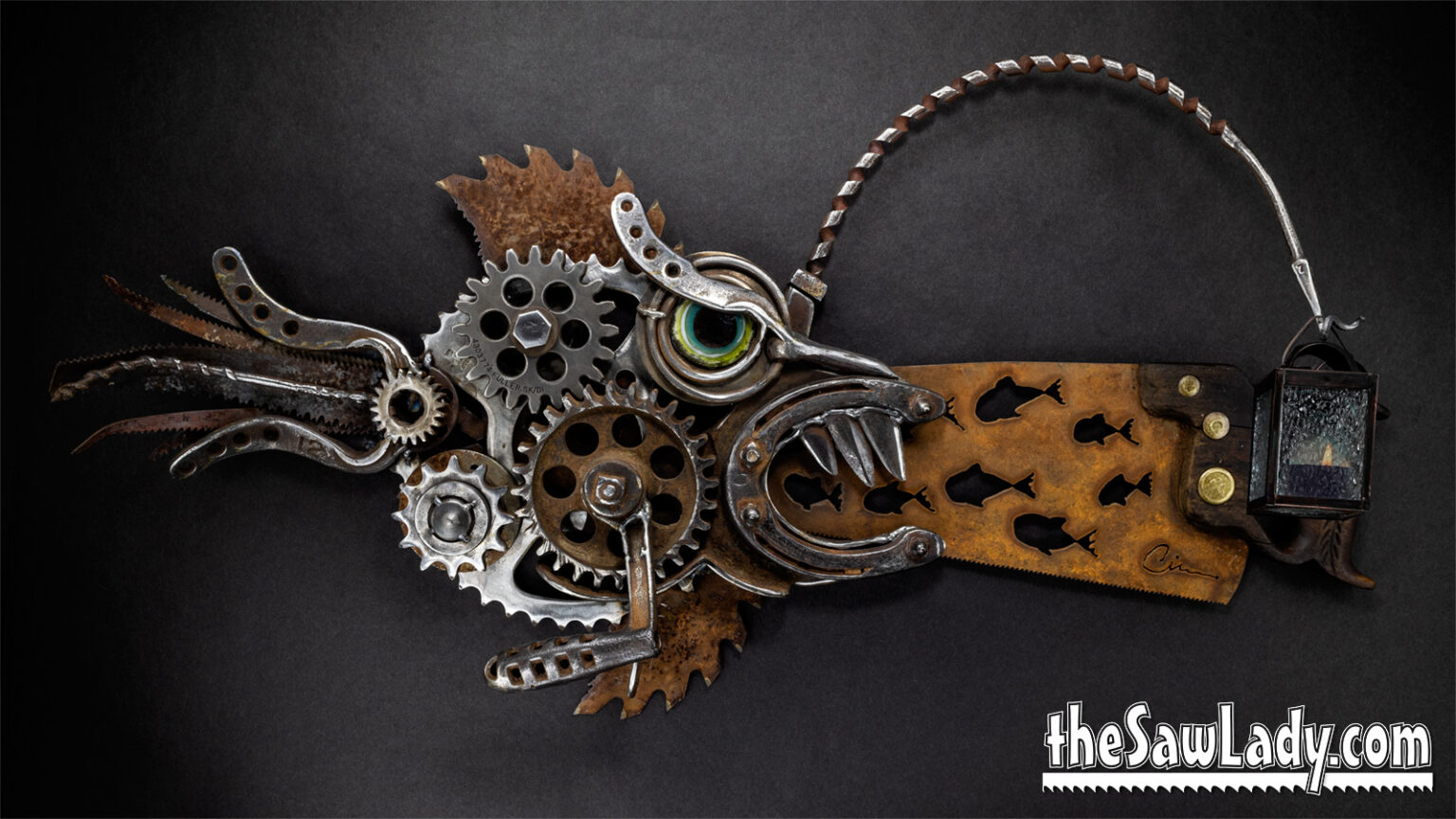 Scrap Metal Art and Sculpture by Cindy Chinn - Nebraska Artist